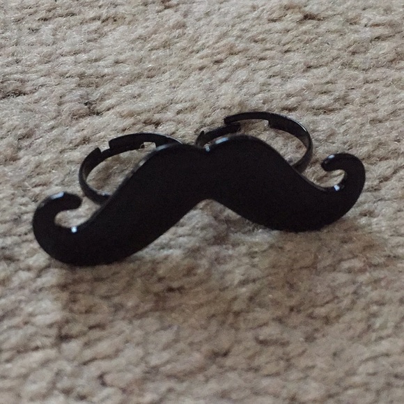 Claire's | Jewelry | Mustache Ring | Poshmark
